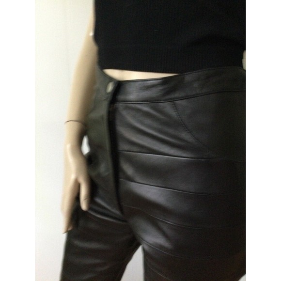 Paolo Santini | Pants & Jumpsuits | Vintage Paolo Santini Black Leather ...
